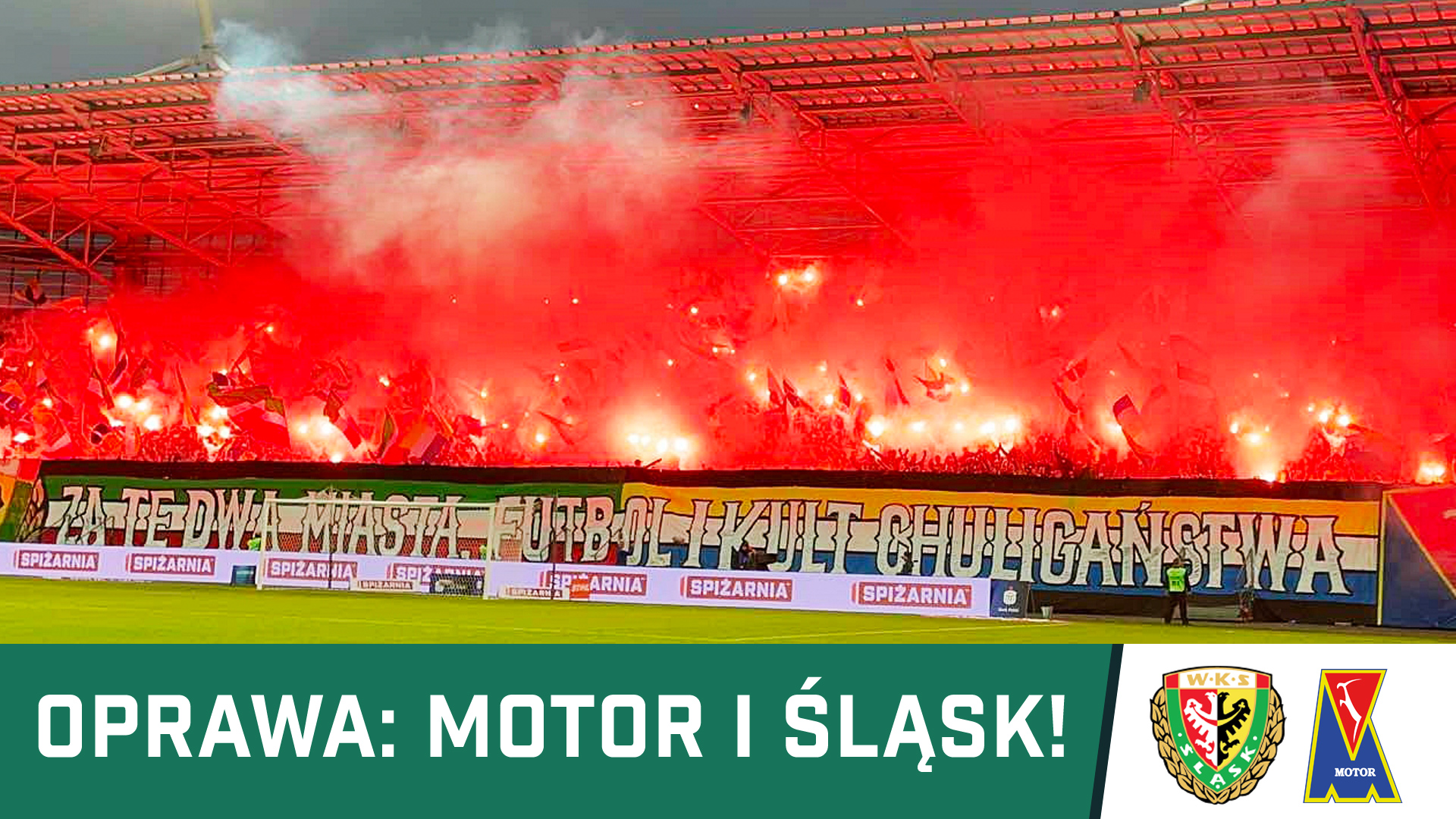 WIDEO: Motor i Śląsk! Oprawa kibiców